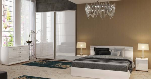 Спален комплект Бианка 2 - Топ Цени | Мебели Онлайн Orhideamebel.com